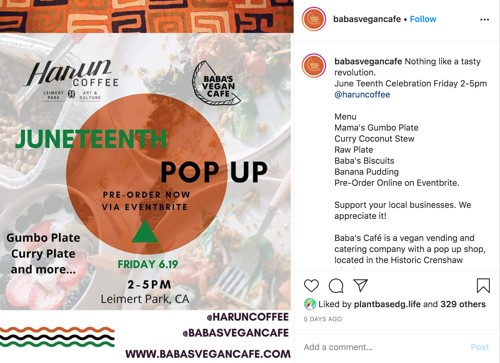 Vegan Juneteenth Menus To Enjoy Today - VEGWORLD Magazine