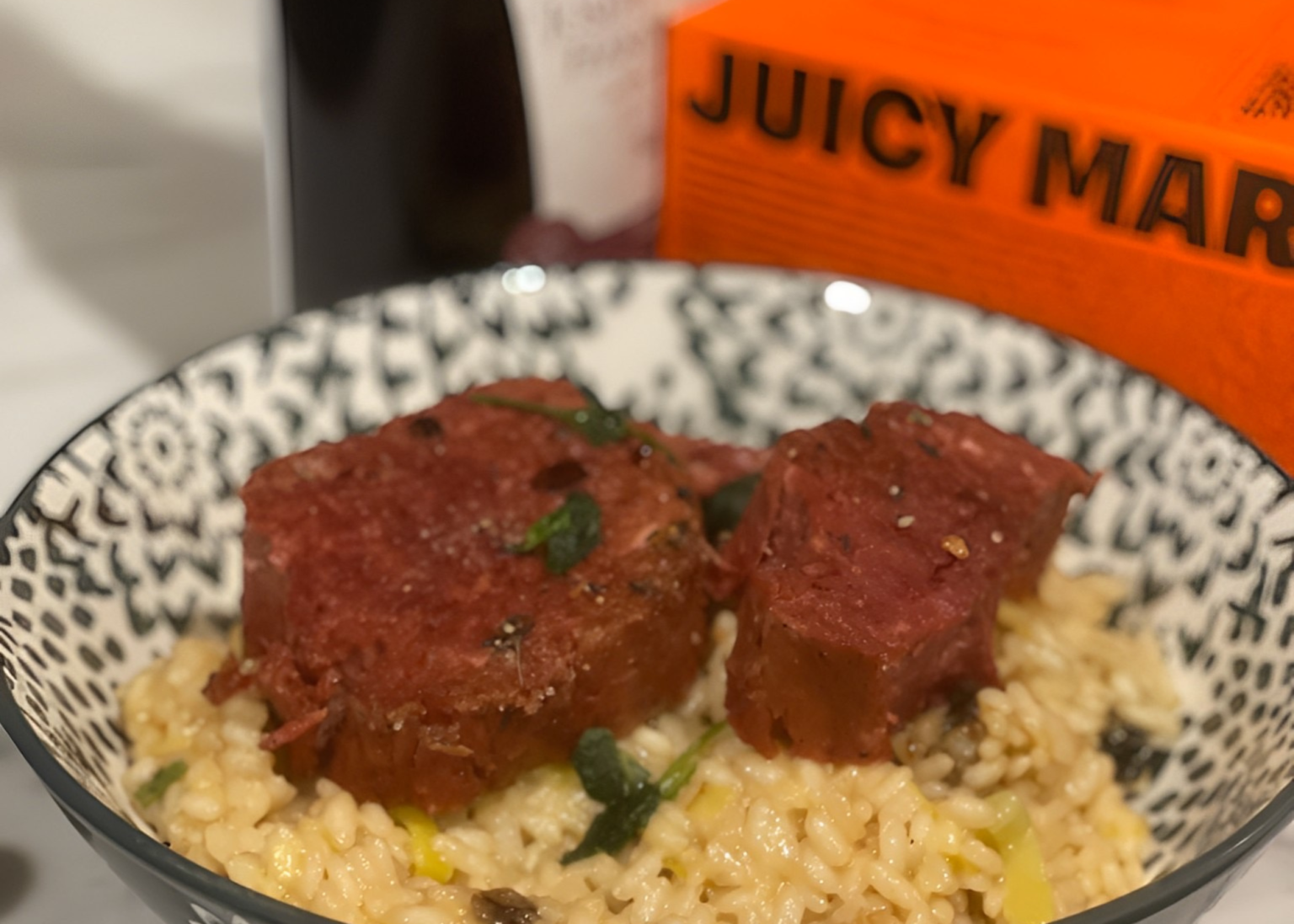 Juicy Marbles Spicy Miso Mushroom Risotto - VEGWORLD Magazine